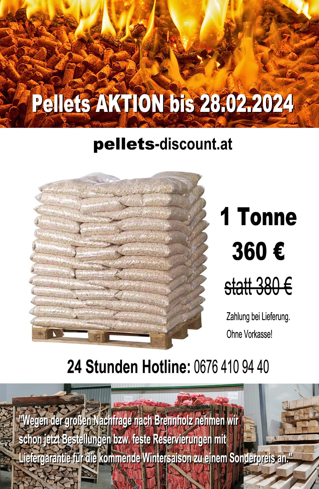Holzpellets - pellets-discount.at
